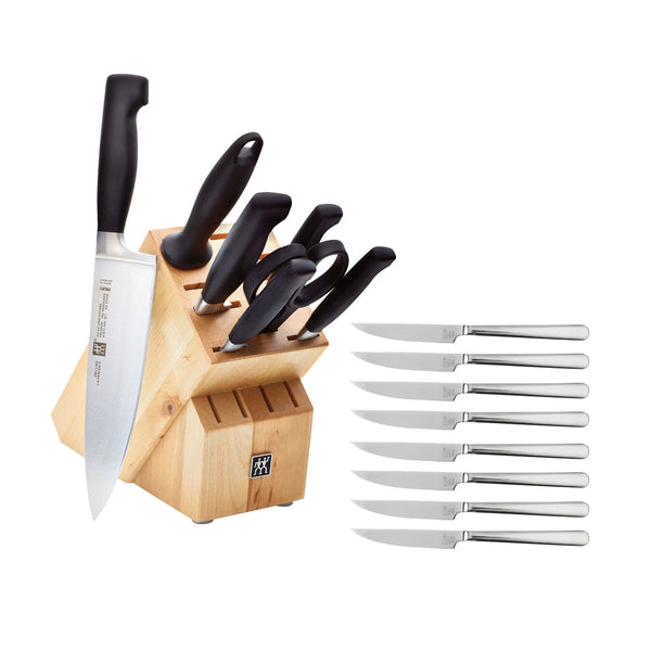ZWILLING Four Star - 8 pc with BONUS 8 Steak Knives - Gifts and Gadgets ...